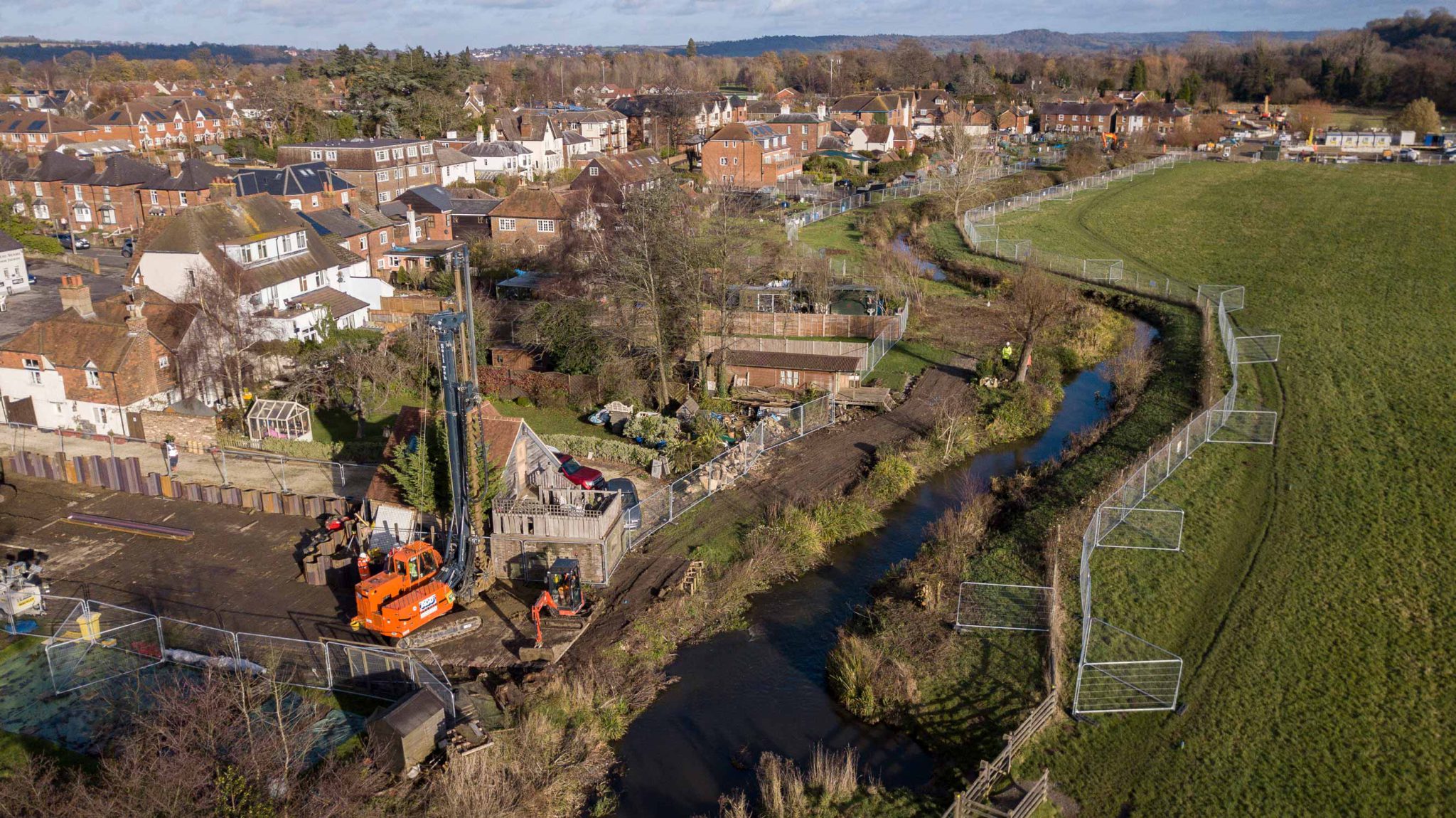 Godalming Flood Alleviation Scheme – Mackley Engineering